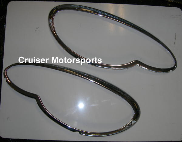 2006-10 Chrome Headlight Trim » Cruiser Motorsports
